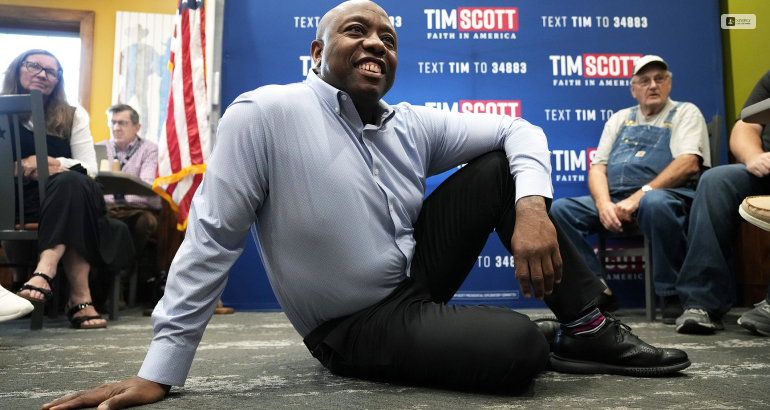 GOP Candidate Tim Scott Criticizes Trump for Refusing to Commit to ...